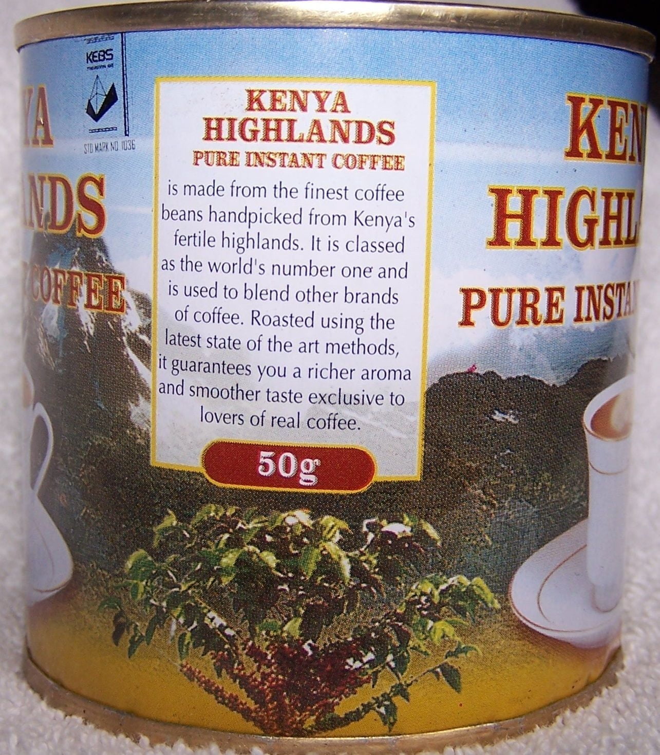 KENYA HIGHLANDS PURE INSTANT COFFEE 50g - Walmart.com