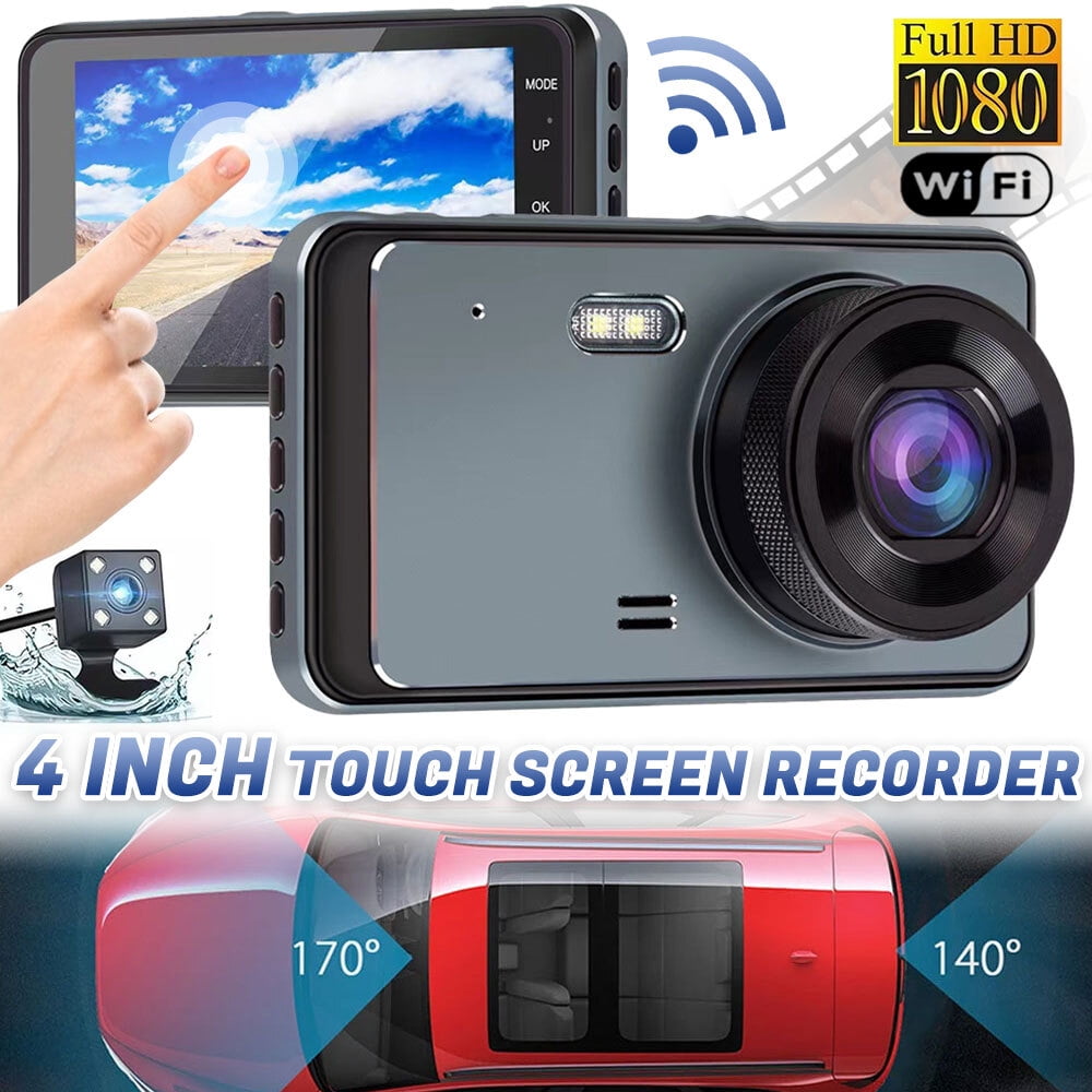 KEPEAK 1080P FHD Dash Cam Front with 32GB SD Card, 4'' IPS Screen, 170 ...