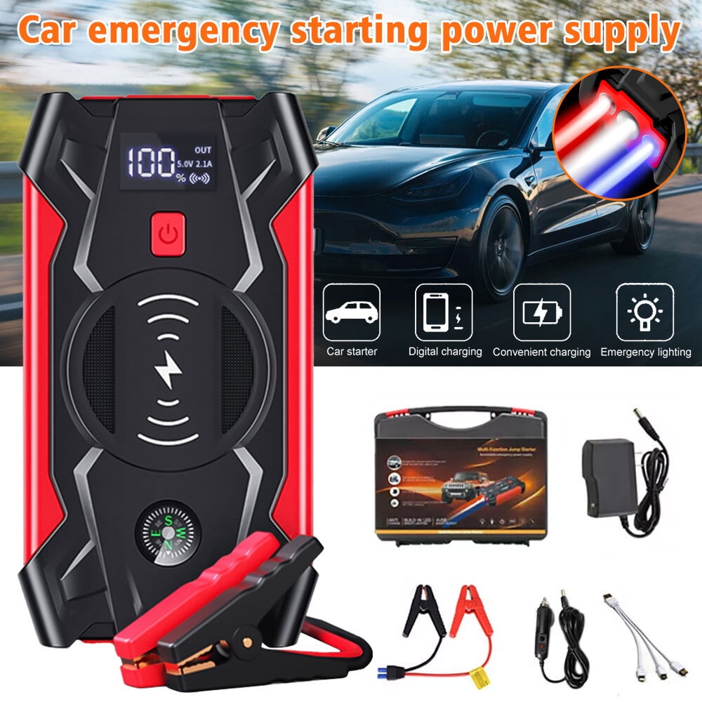 KEPEAK 1200A Peak 20000mAh Jump Starter with 10W Wireless Charger, 12V ...