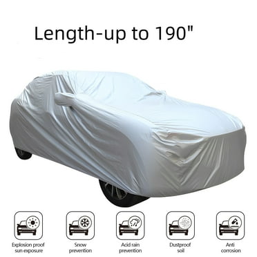 JLLOM Weatherproof Lightweight Car Cover for Auto SUV Sedan, Full ...