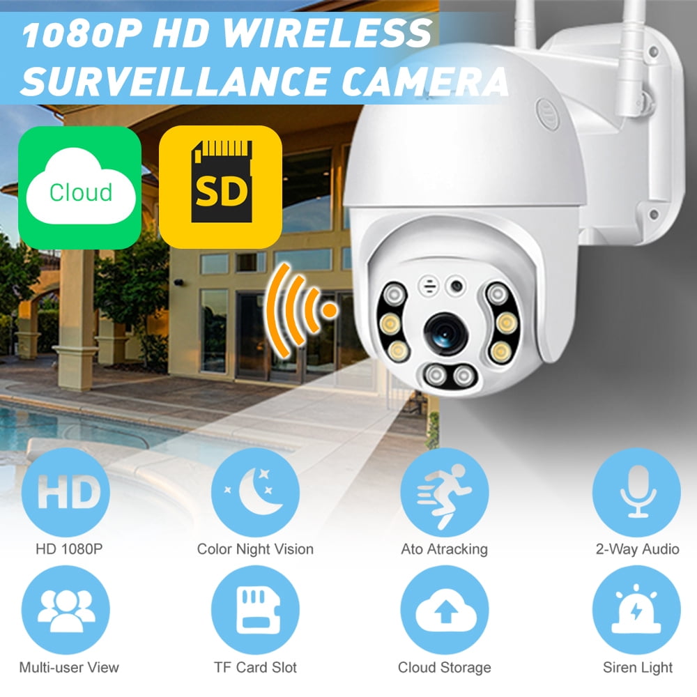 KEPEAK Wifi 1080P Outdoor Security Camera,IP67 Waterproof,Motion ...