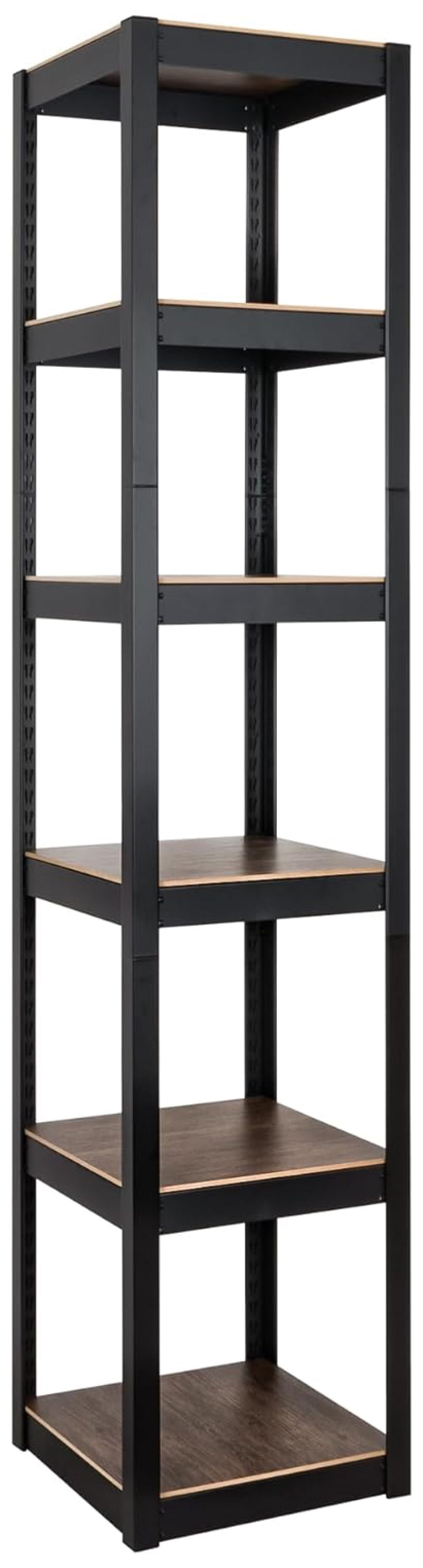 KEPSUUL Heavy Duty 5 Shelf Square Customizable Adjustable Tier Modular ...