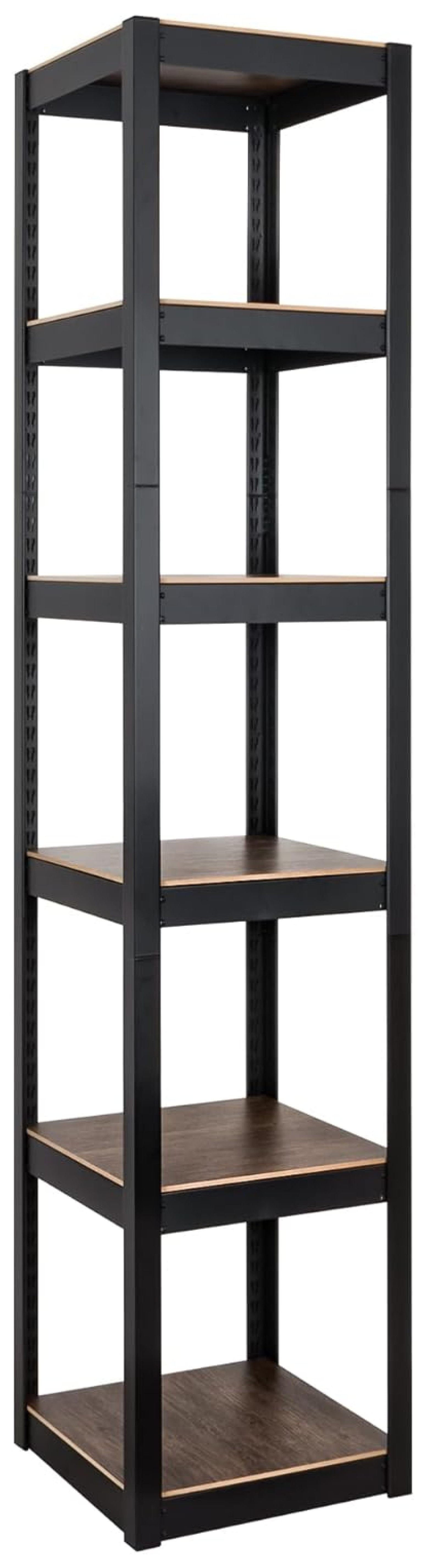 KEPSUUL Heavy Duty 5 Shelf Square Customizable Adjustable Tier Modular ...