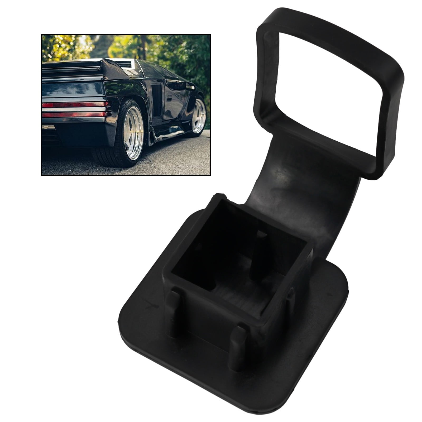 KERISTE 2 Inch Trailer Hitch Cover Plug Cap Rubber Tow Hook Cover Fits ...