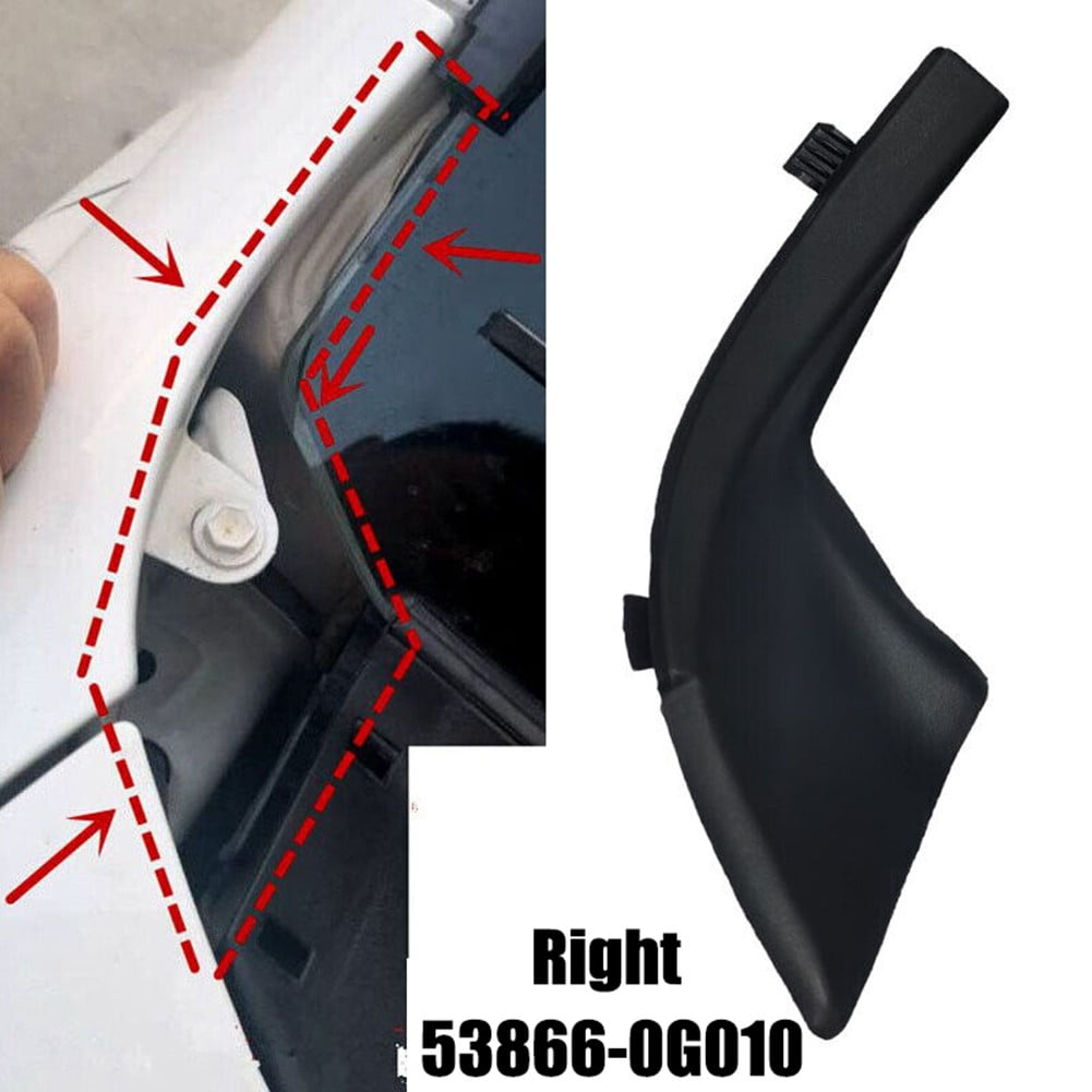 KERISTE Car Front Right Windshield Wrap Corner Trim Cowl Trim for ...