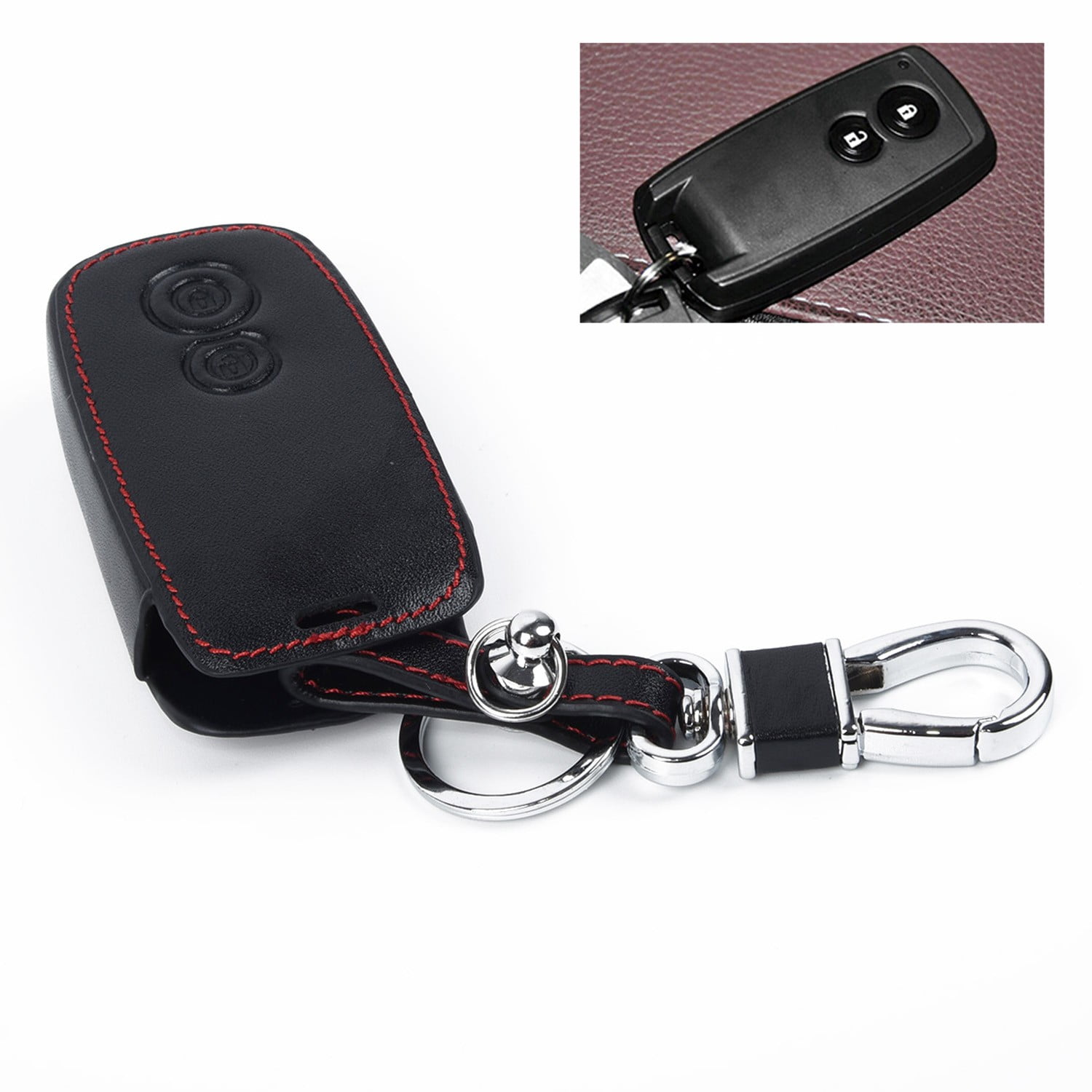 KERISTE Car Remote Key Cover Leather Proteive Case for for Suzuki Grand ...