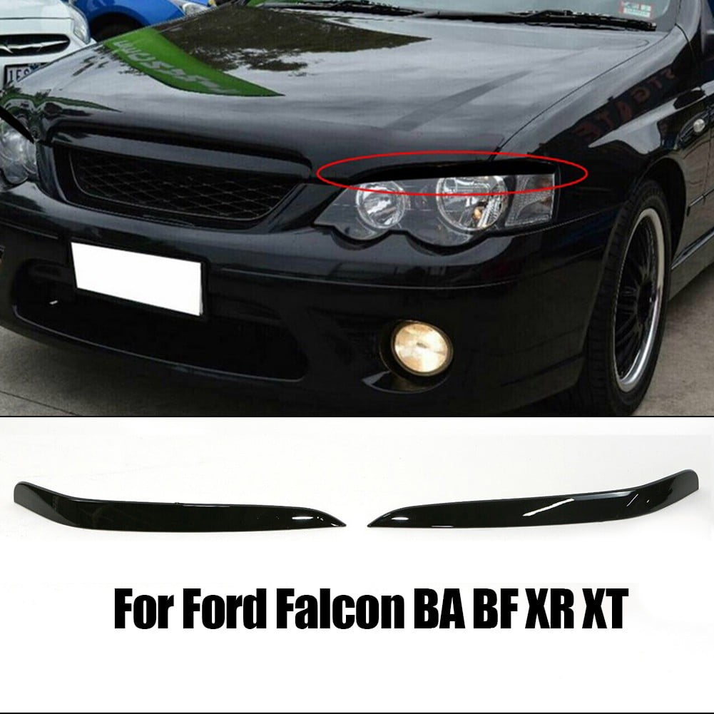 KERISTE Headlight Eyebrow Eyelid Cover Trim Fits for Ford Falcon Ba Bf ...