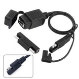 KERISTE Waterproof Motorcycle Sae To Usb Cable Adapter Kit for Phone ...