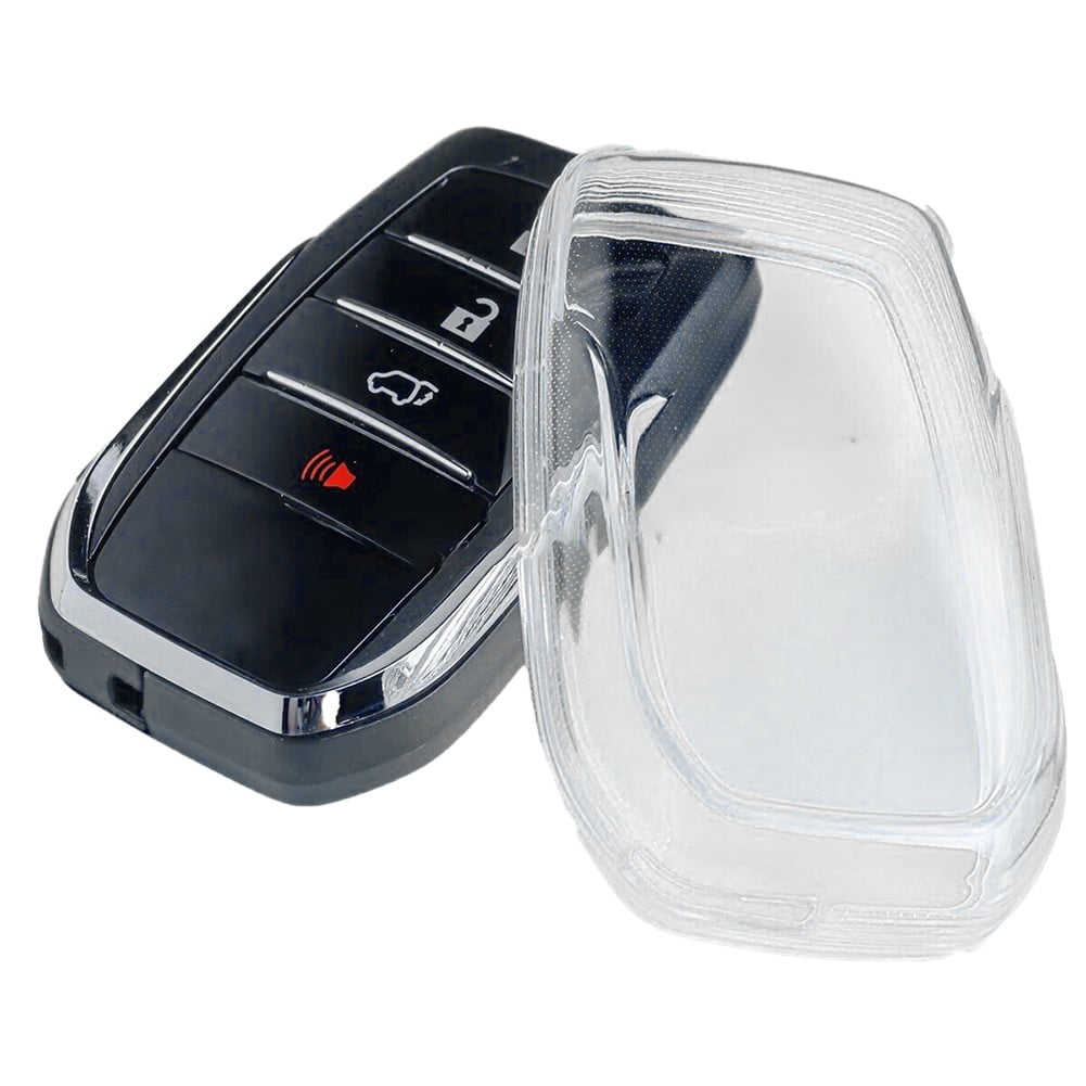 KERISTE for Toyota Transparent Clear Smart Car Key Fob Cover Case ...
