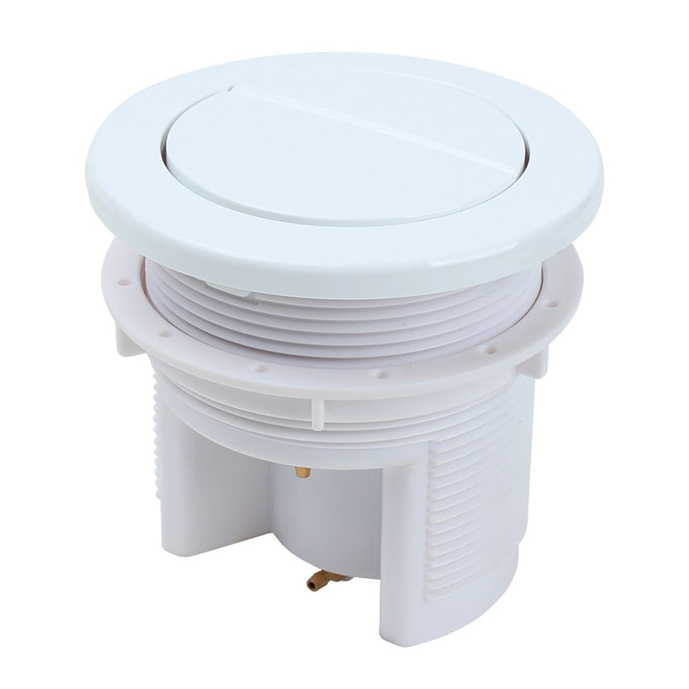 KERISTY Twin Hose Toilet Push Button Dual Flush Air Type Pneumatic ...