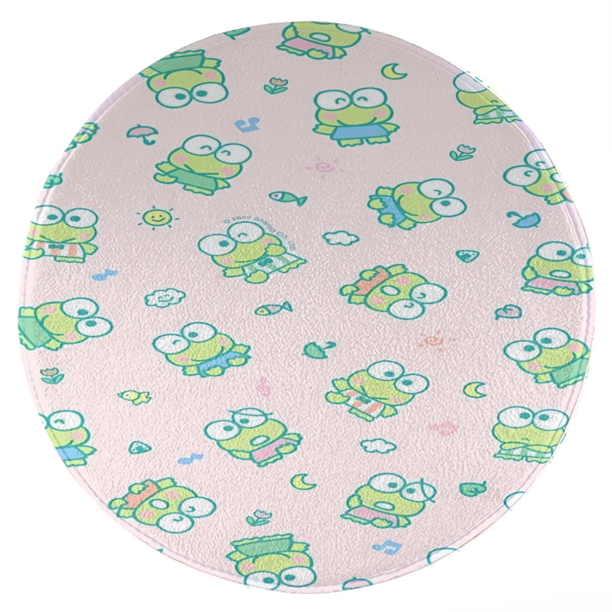 KEROKERO KEROPPI Mat Office Chair Mat, Home Round Floor Mat, 39-inch ...