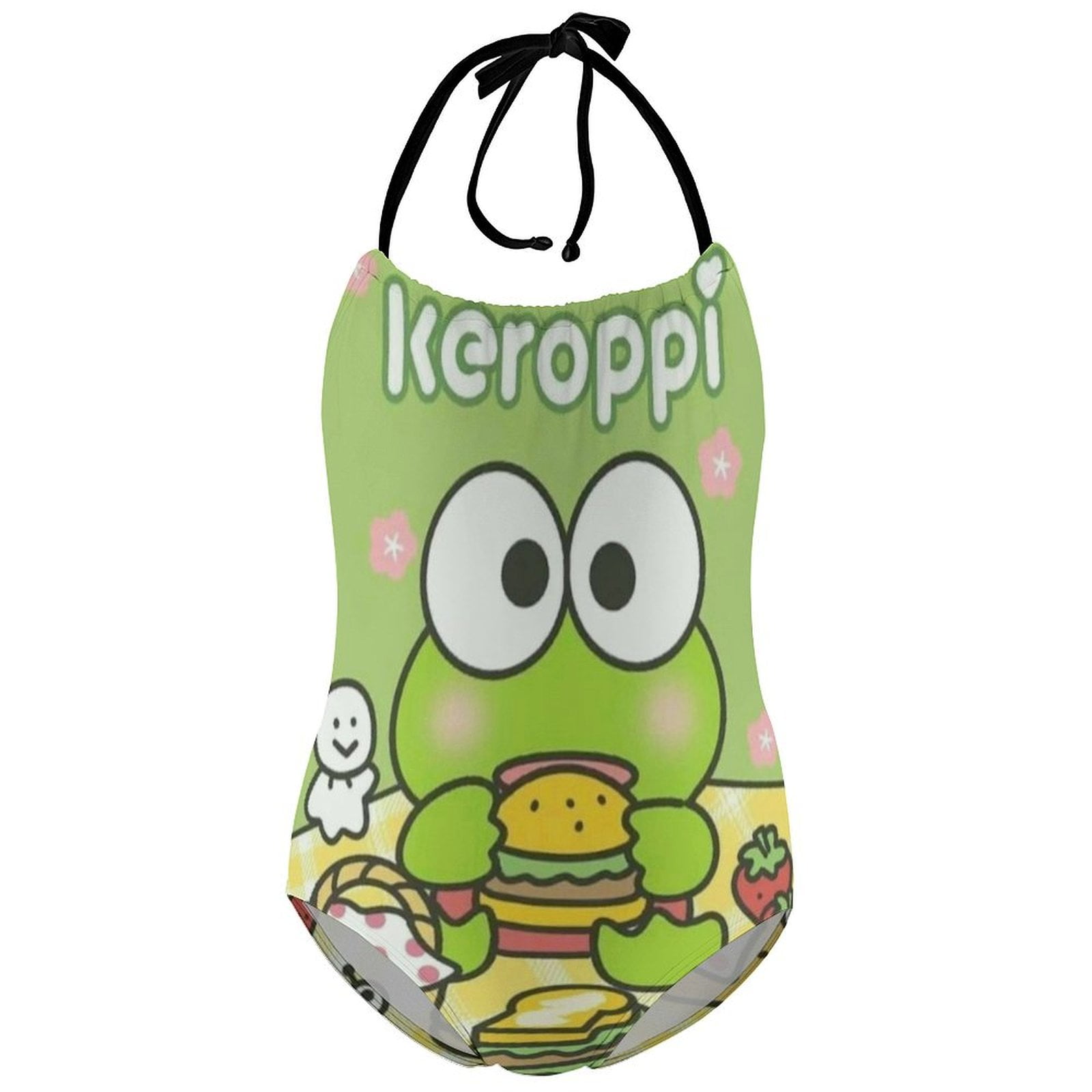 KEROPPI Swimsuit Anime Cute for Girls Gift 11-13Y（160cm） KEROPPI Merch ...