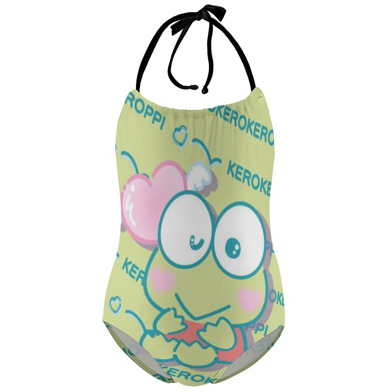 KEROPPI Swimsuit Anime Cute for Girls Gift 7-9Y（120cm） KEROPPI Merch ...
