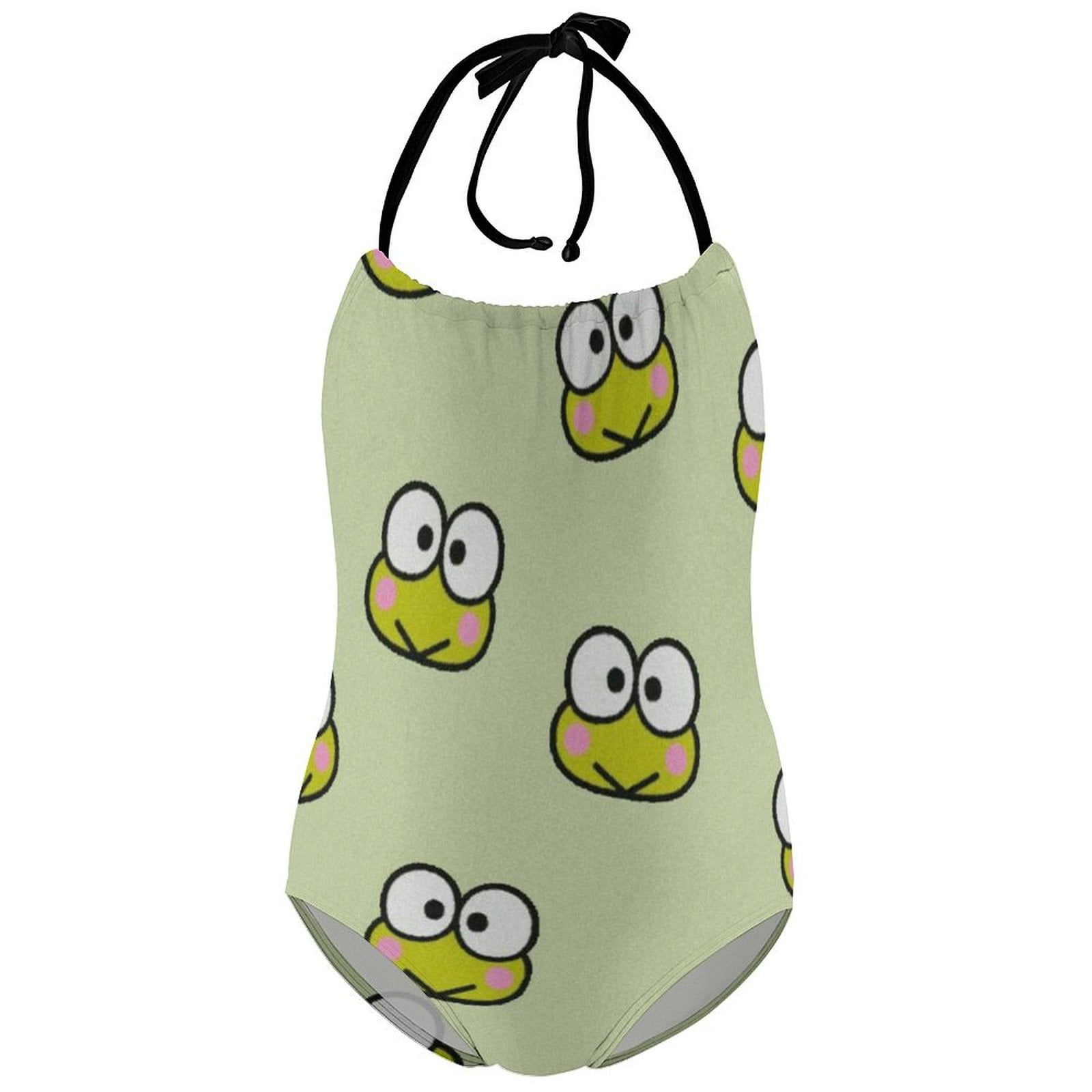 KEROPPI Swimsuit Anime Cute for Girls Gift 7-9Y（120cm） KEROPPI Merch ...