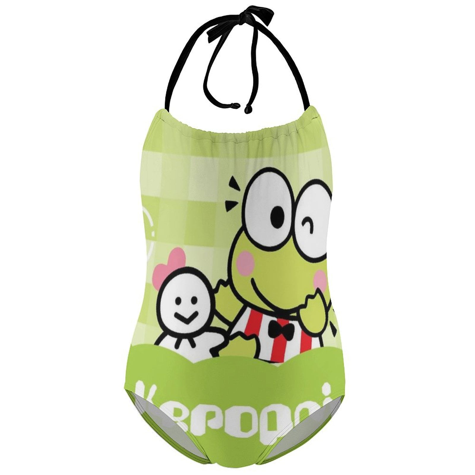 KEROPPI Swimsuit Anime Cute for Girls Gift 7-9Y（120cm） KEROPPI Merch ...