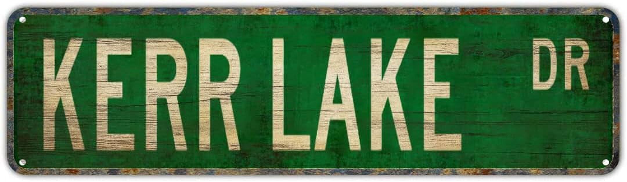 KERR LAKE DR Vintage Signs Retro Tin Signs Art Plaque Aluminum Sign for ...