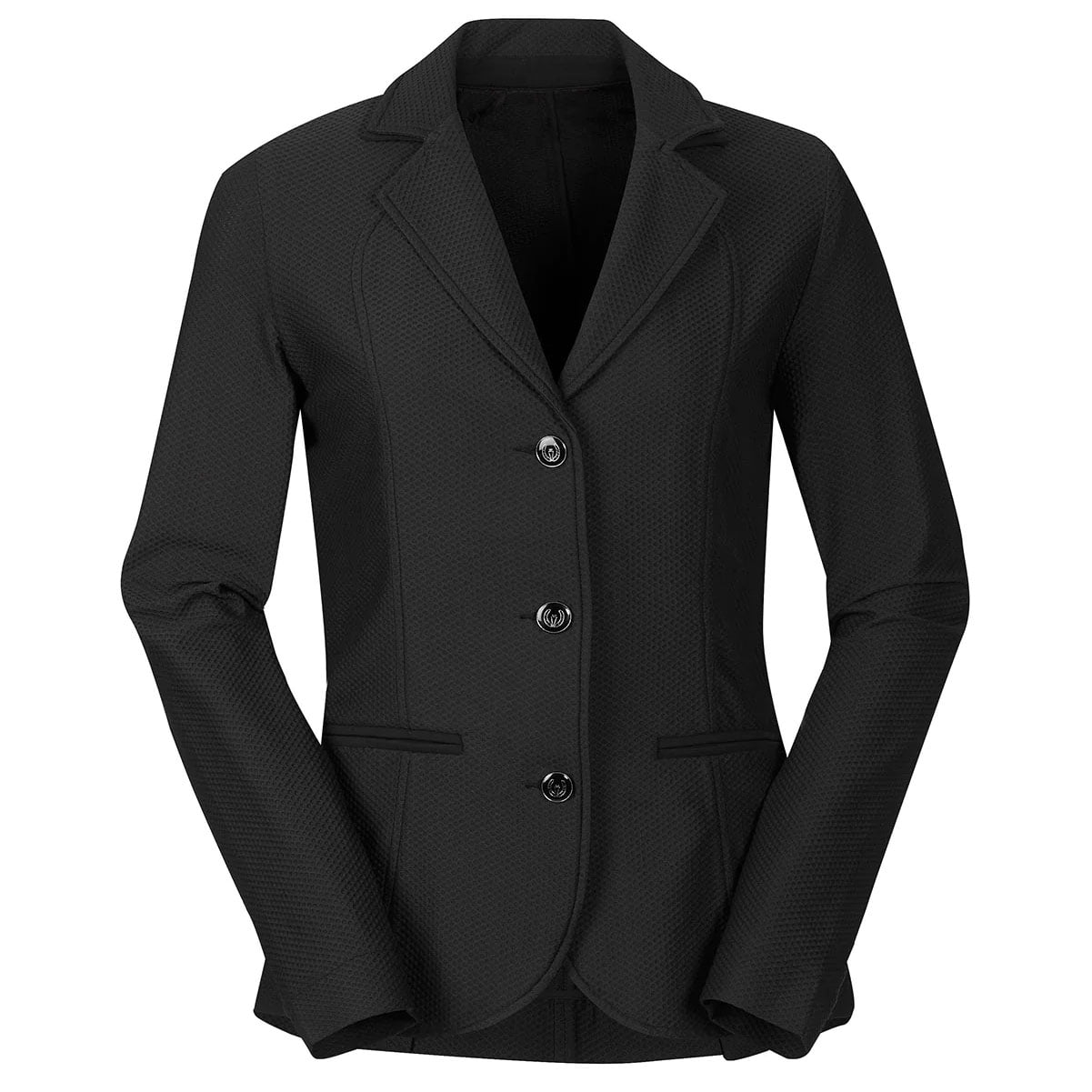 KERRITS Kids' Affinity Aero Show Coat Equestrian Jacket, Color: Black ...