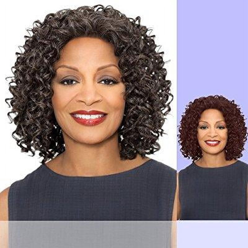 KERRY (Foxy Silver) - Synthetic Lace Front Wig in 3T34 - Walmart.com