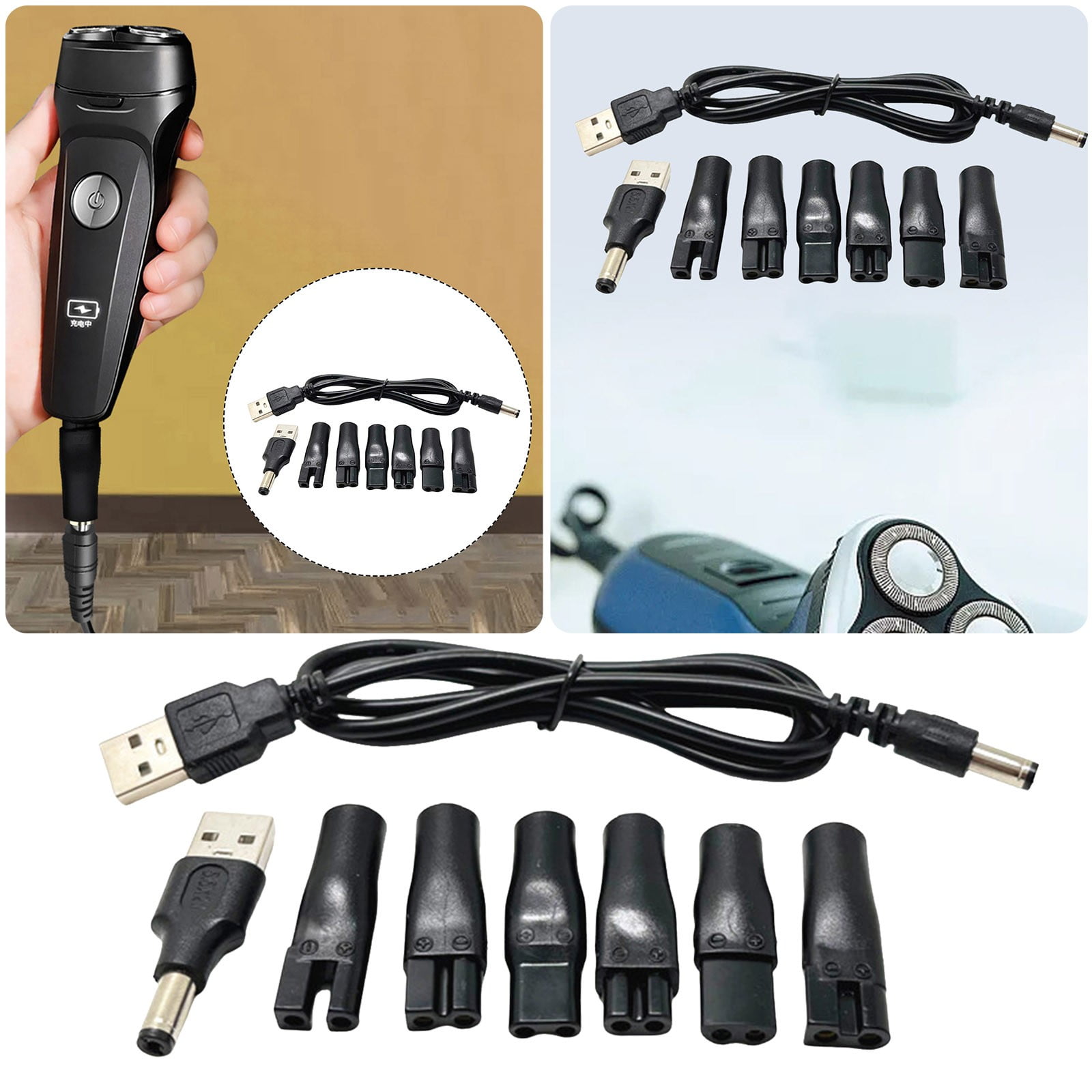 KERUILA Eight Figure Two Round Hole Interface To 5.5*2.1mm Female Base ...