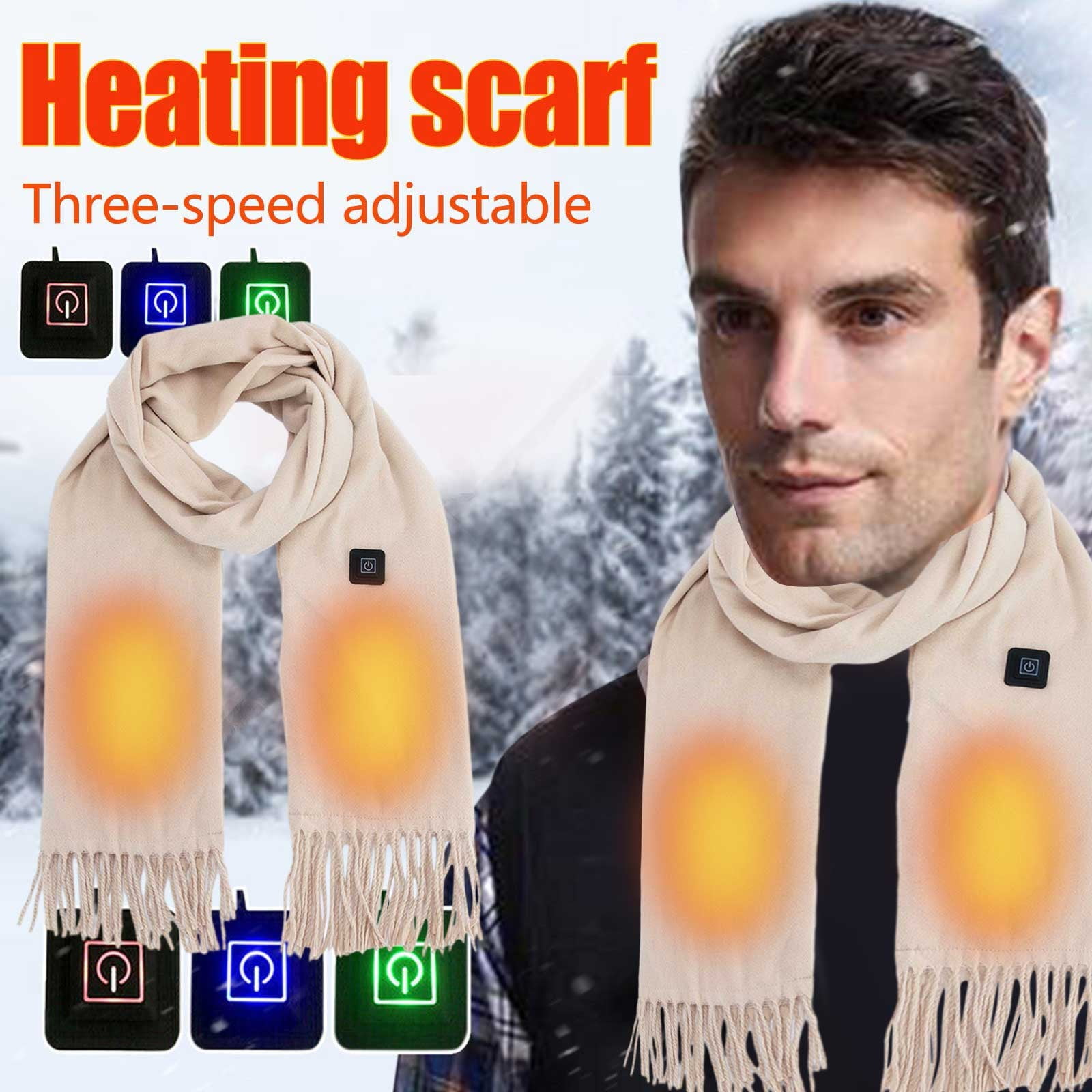 KERUILA Long Heating Scarf Three Gear Regulation USB Heater Heating ...