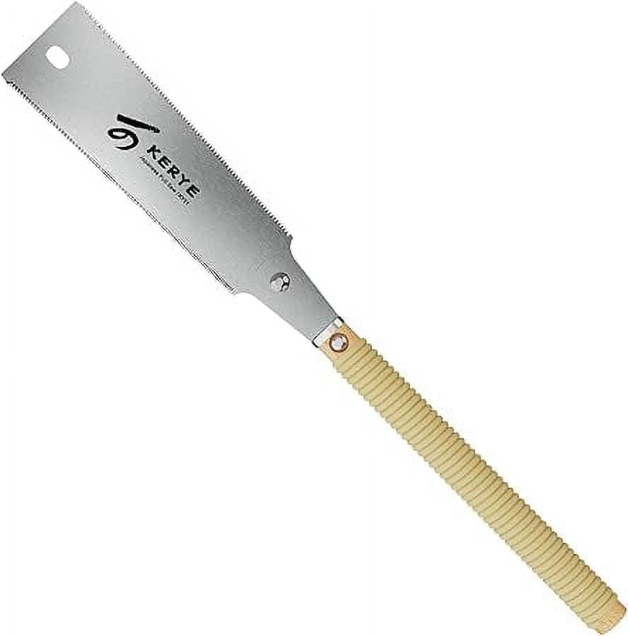 KERYE Japanese Pull Saw 9.5 Inch, Hand Saw with Double Edges, Ryoba Saw ...