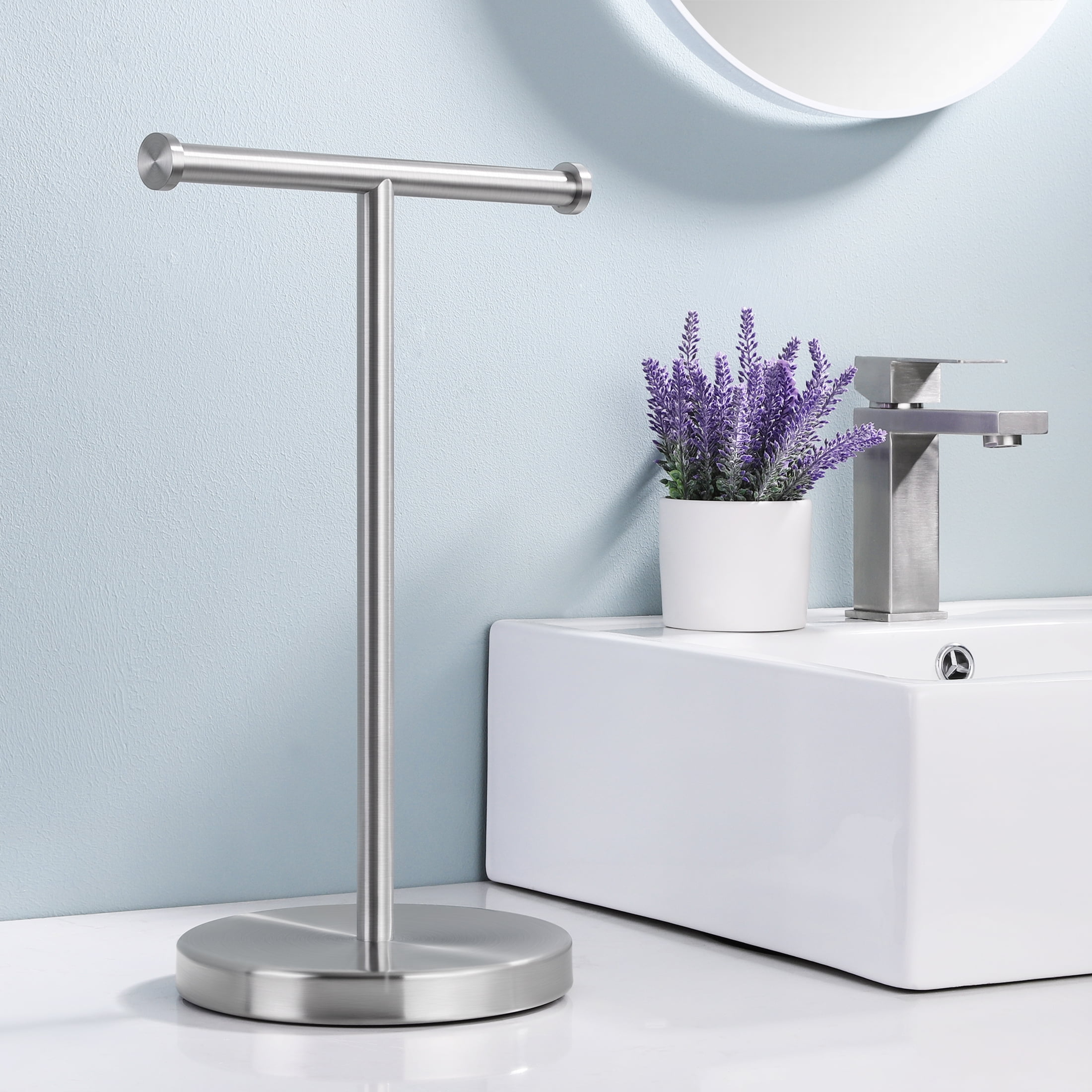 KES Hand Towel Rack Countertop Free Standing for Standard Towels ...