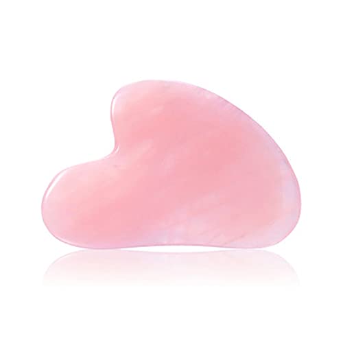 KESAR ZEMS 100 Natural Gua Sha Stone Face Body Scraper 78 MM Quartz ...