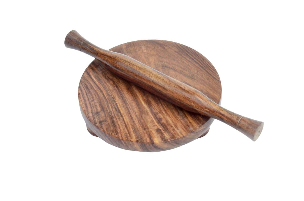 KESHA SPREE 100 Sheesham Wooden ChaklaRolling BoardRoti Maker Export ...
