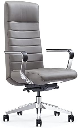 KESHENGDA Modern Dark Grey Hughes Leather Executive Chair - Walmart.com
