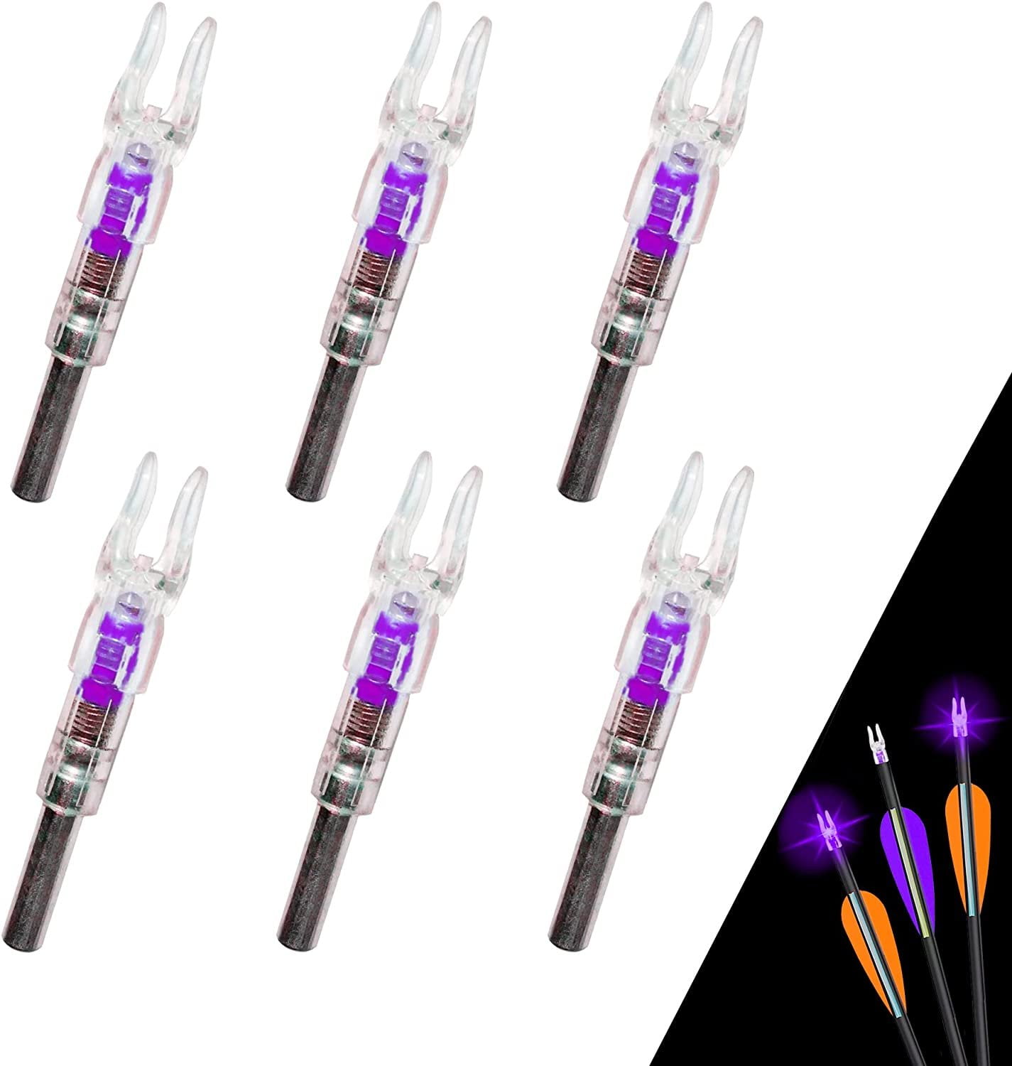 KESHES Led Lighted Nocks for Arrows - Light up Arrow Nock Lights with ...