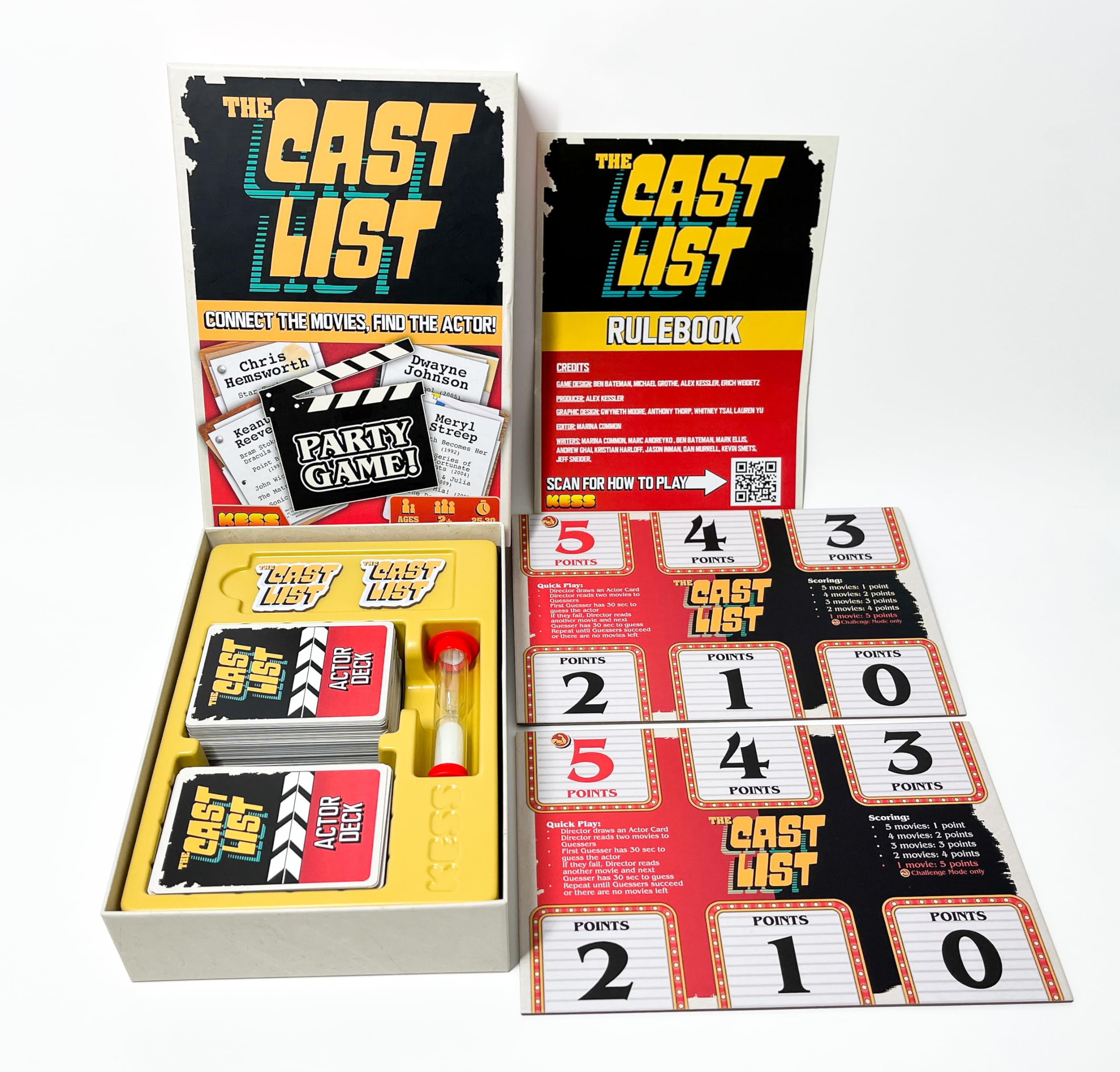 KESS The Cast List KEF16 Trivia Game, Connect The Movies to find The ...