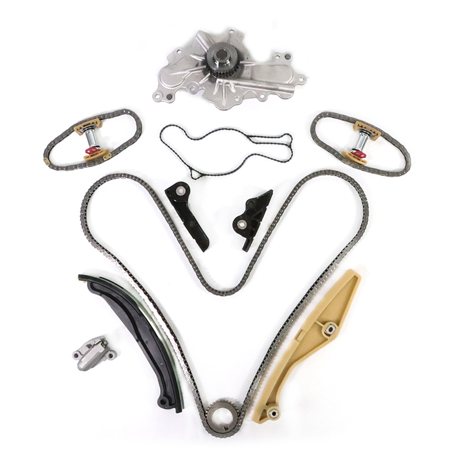 KESSOCCO 1 Set Timing Chain Kit with Water Pump BL3Z-6268-A AT4Z-6268-A ...