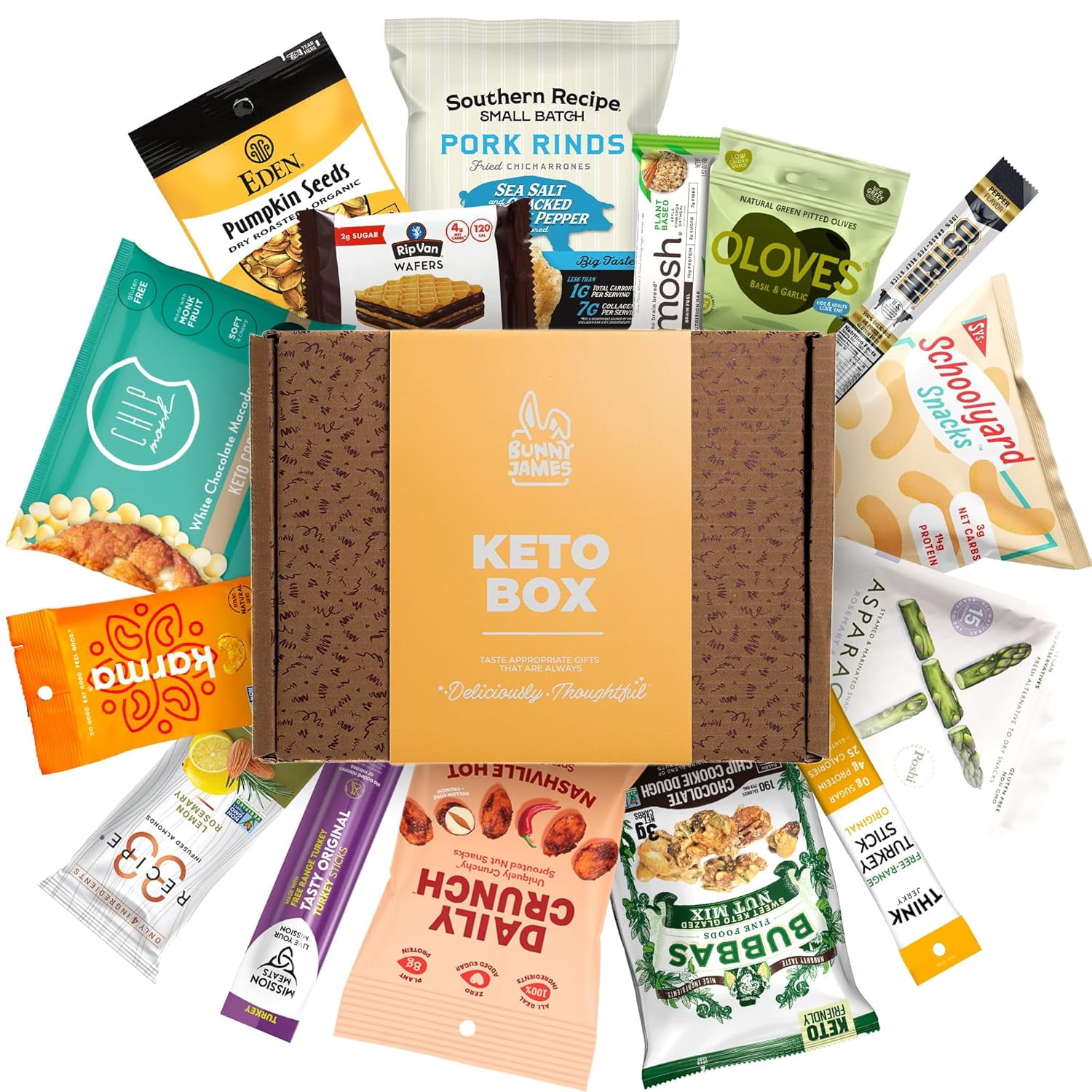 KETO Snacks Gift Ultra Low Carb, Low Sugar, High Fat Ketogenic Diet ...