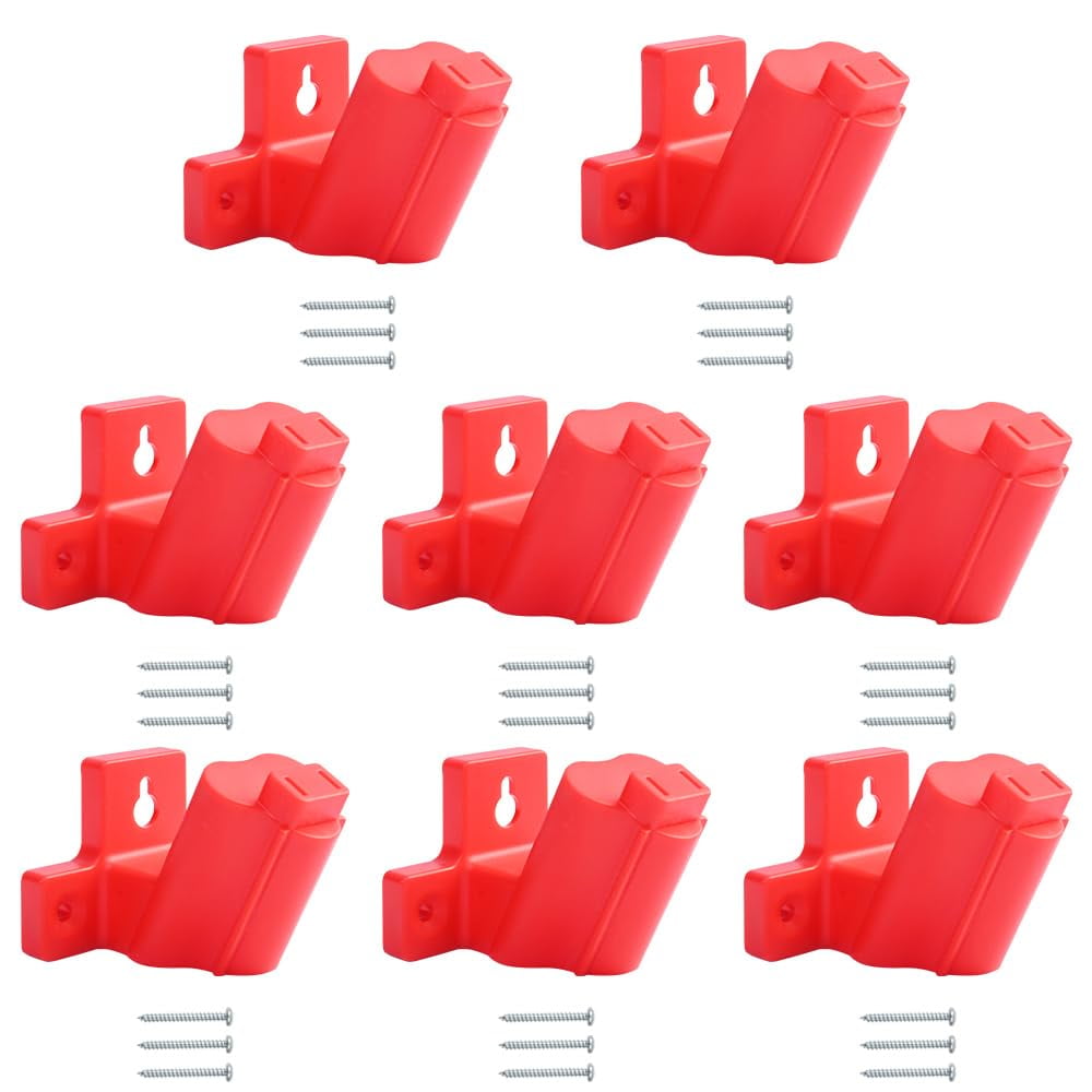 KETTKEL 8 pack Milwaukee drill 12V tool holder,Wall Mount Plastic ...