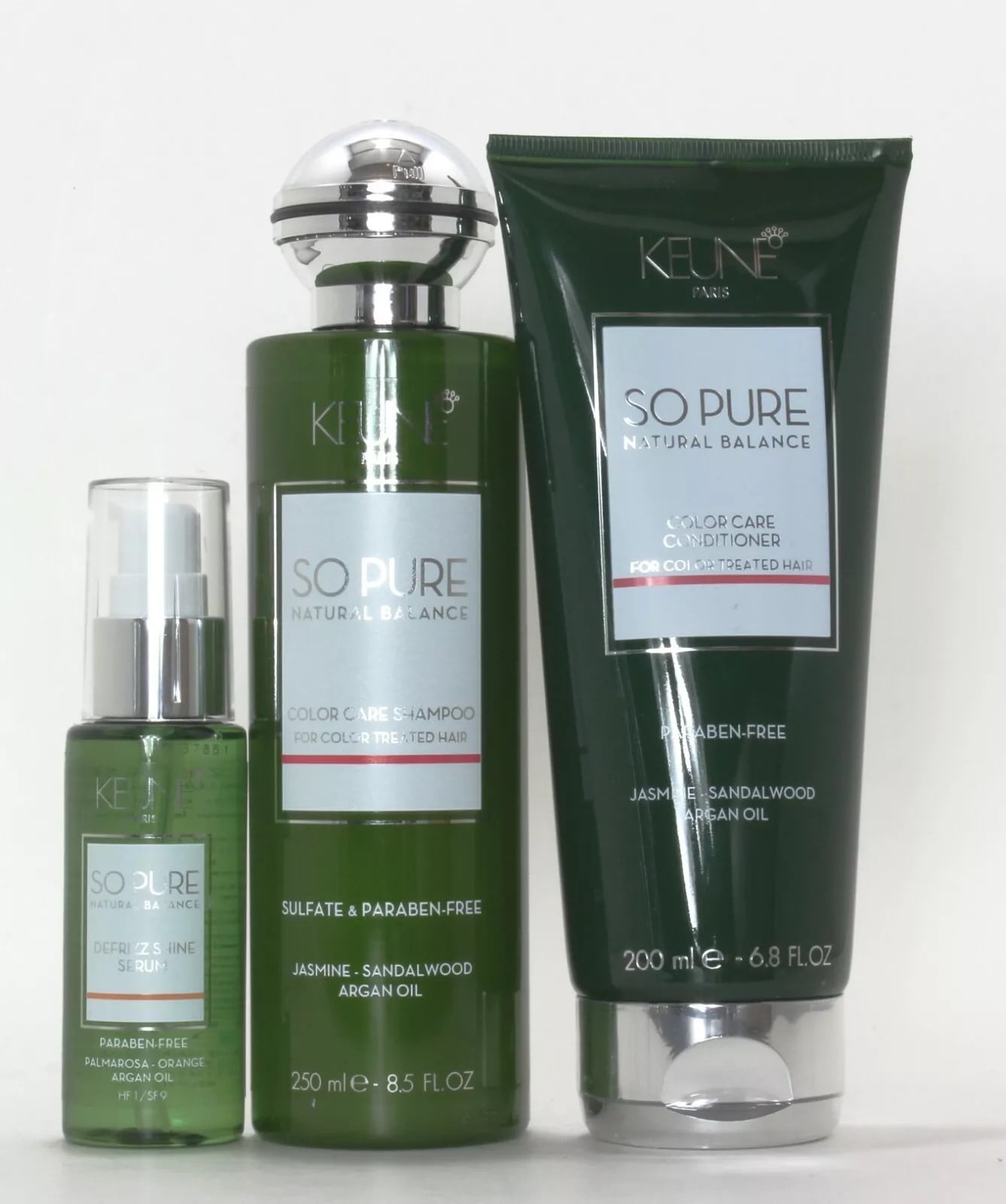 KEUNE Natural Balance So Pure Color Care Shampoo, Conditioner & Serum ...