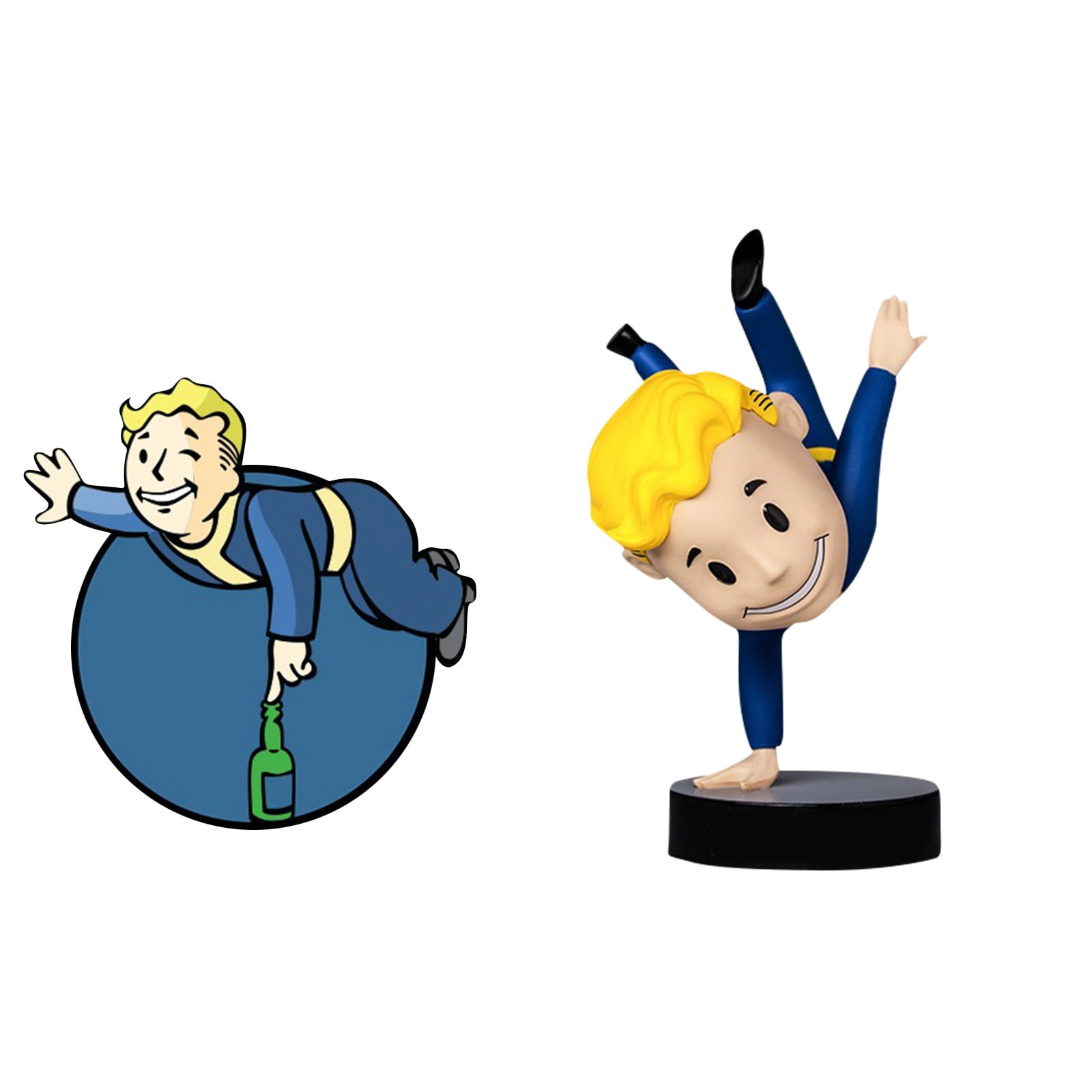 KEVCHE 5.9" Fallout Vault Boy Action Figure Toys, Fallout Vault Boy ...