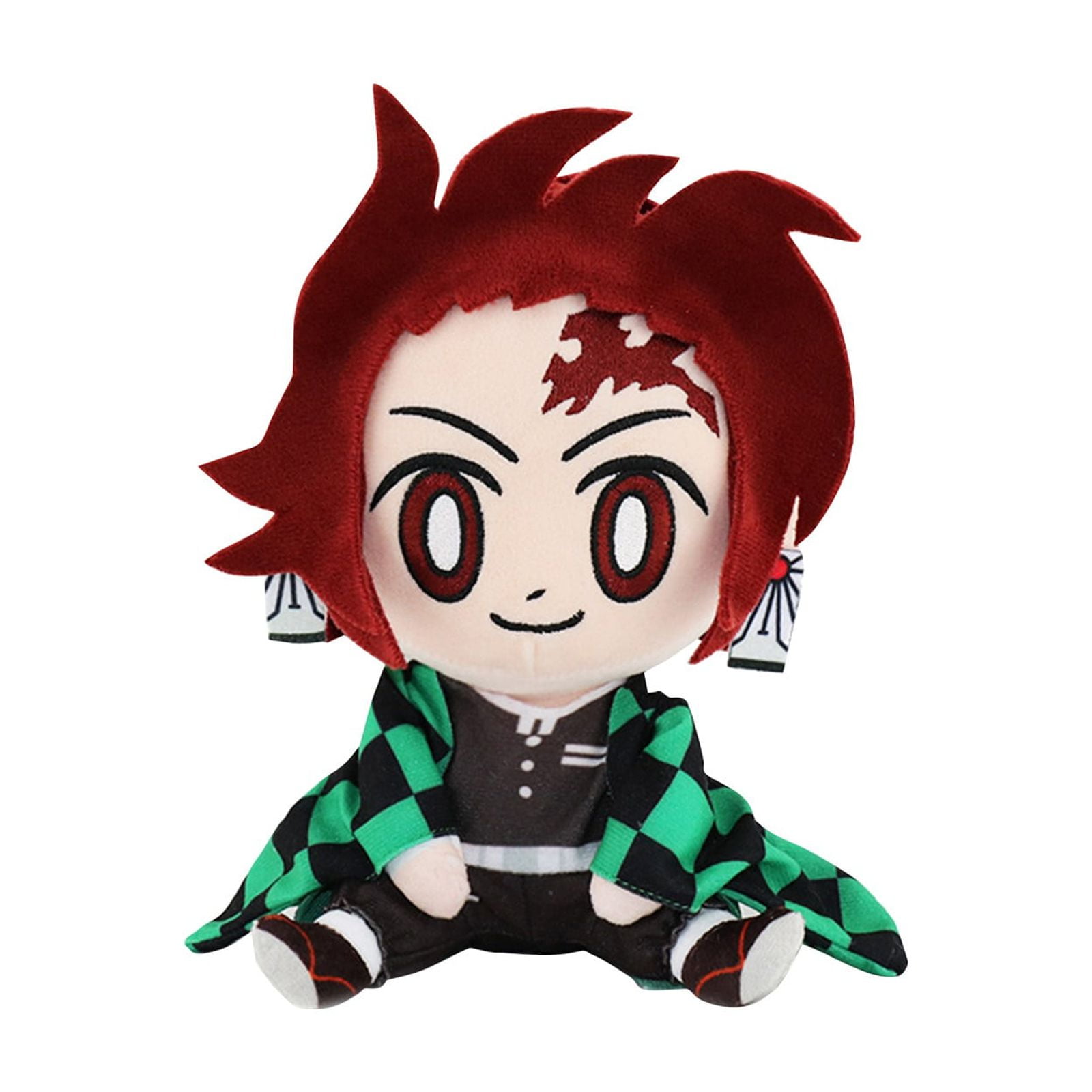 KEVCHE 7.8" Tanjirou Plush Toys, Demon Slayer Plush Stuffed Animals ...