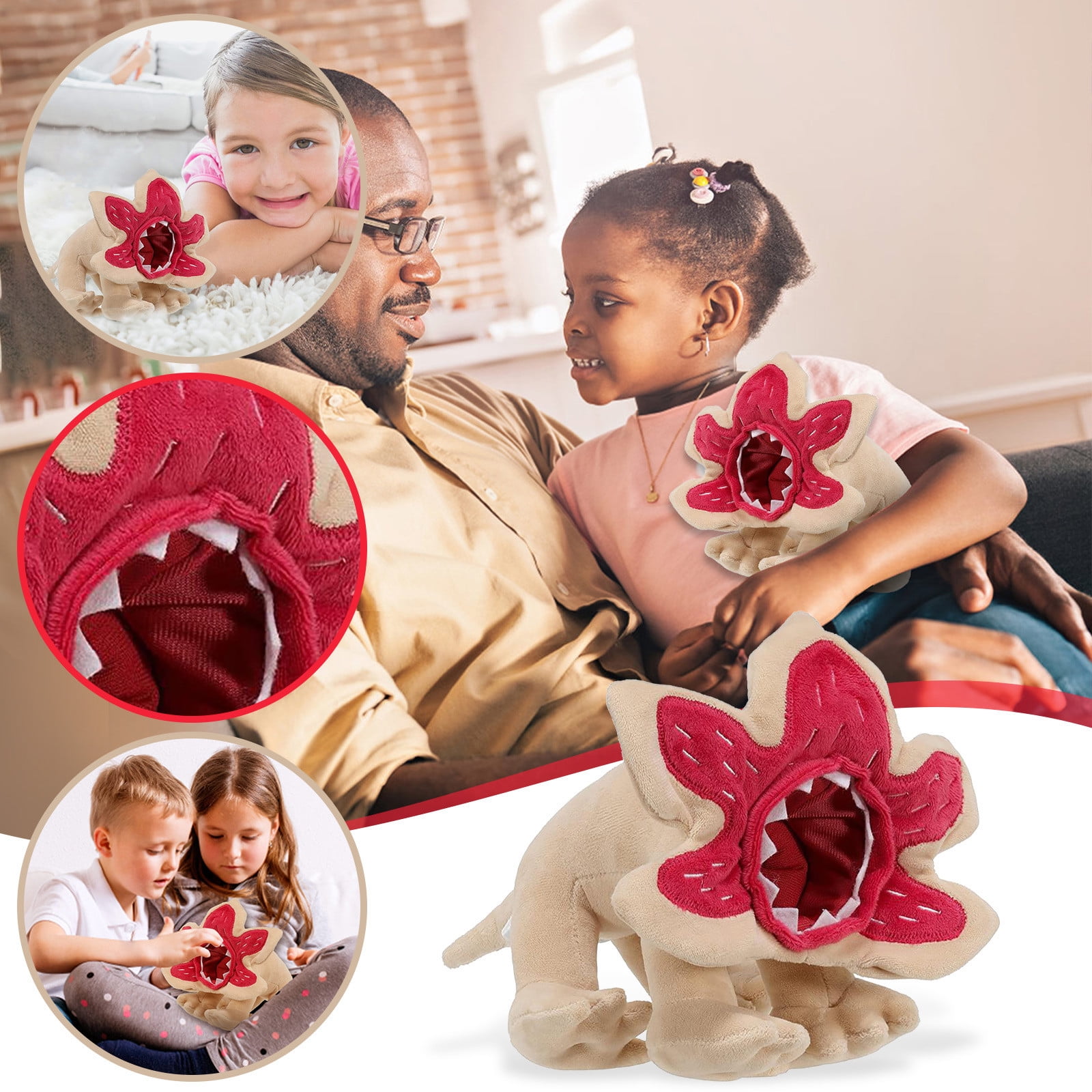 KEVCHE 8" Stranger Things Plush Demogorgon Toys, Horror Movies Stranger ...