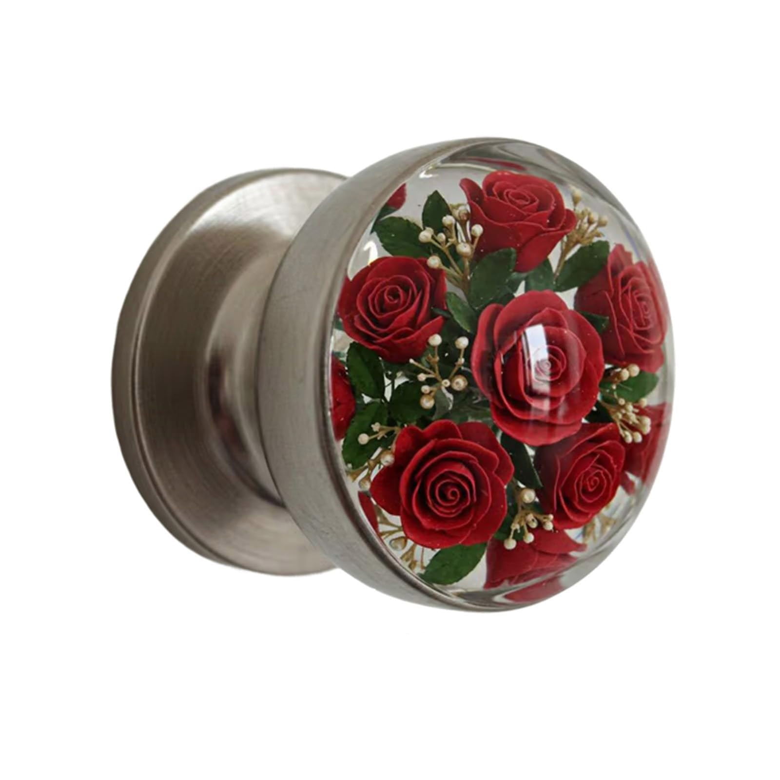 KEVCHE Art Door Knob (Daisy), Resin Molds Art Door Knob, Non-Locking ...