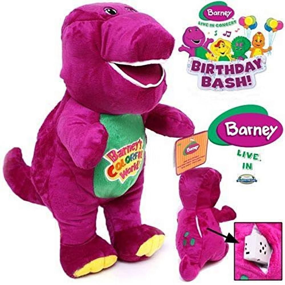 KEVCHE Barney Buddies Cute Sound Plush Toys, 12" Barney Soothing Toys ...