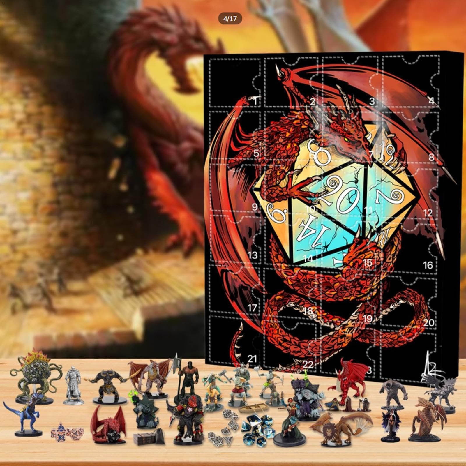 KEVCHE Christmas Advent Calendar Contains 24 Gifts, Christmas Cute ...