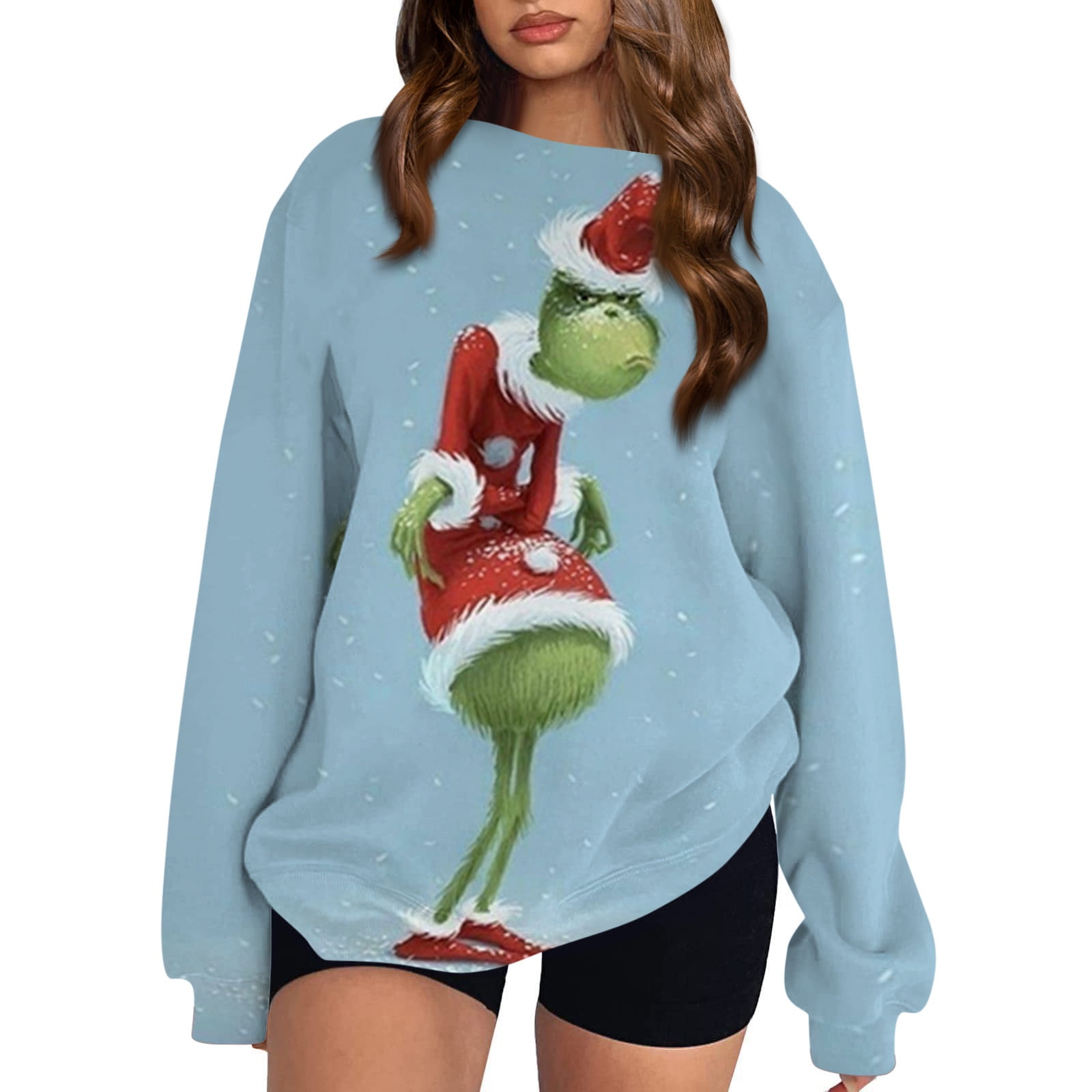 KEVCHE Christmas Clothing Grinch Costume Sweater Grinch Women's ...
