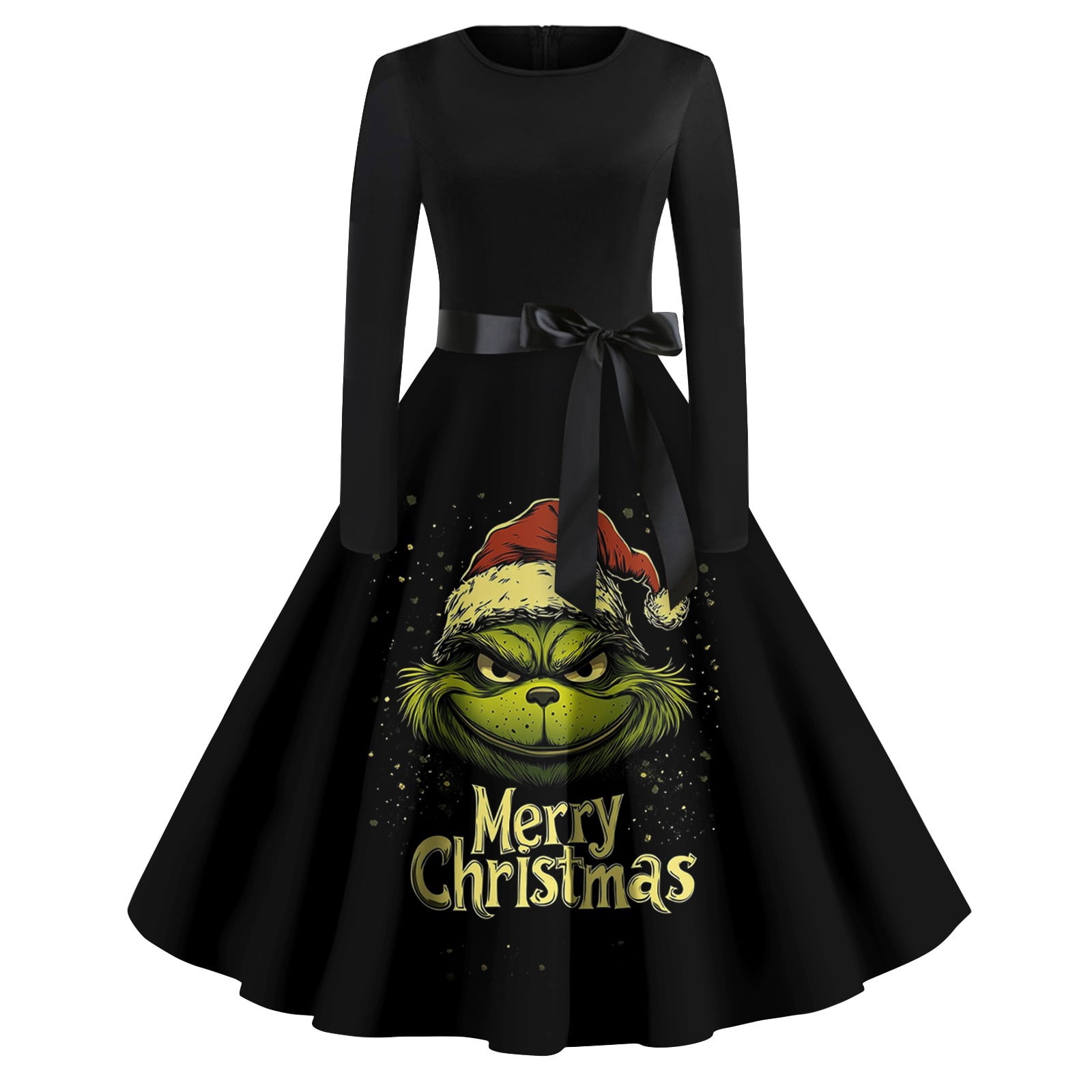 KEVCHE Christmas Dress Autumn Dress Women's Casual Fashion Christmas ...