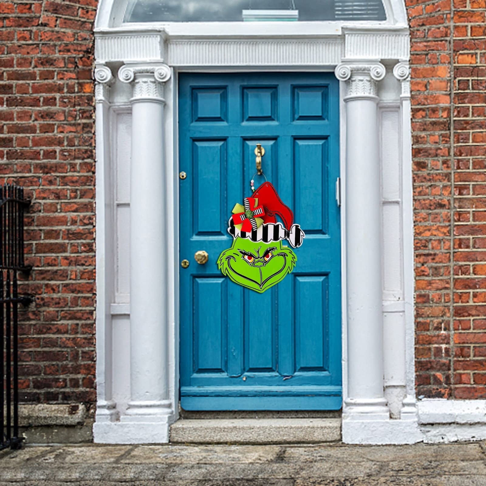 KEVCHE Grinch Christmas Decorations Welcome Sign Funny Grinch Welcome ...