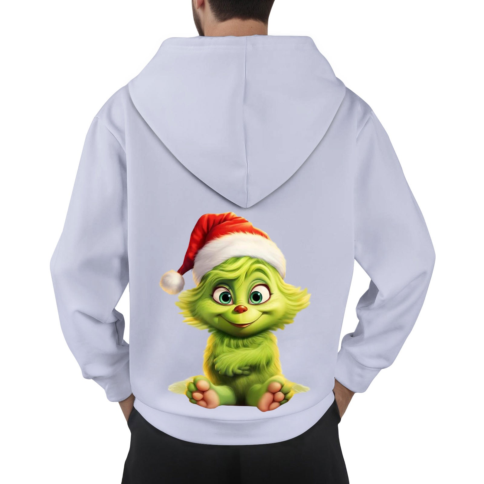 Czxfifvy Grinch Costume Christmas Grinch Shirts Hooded Sports Tracksuit ...