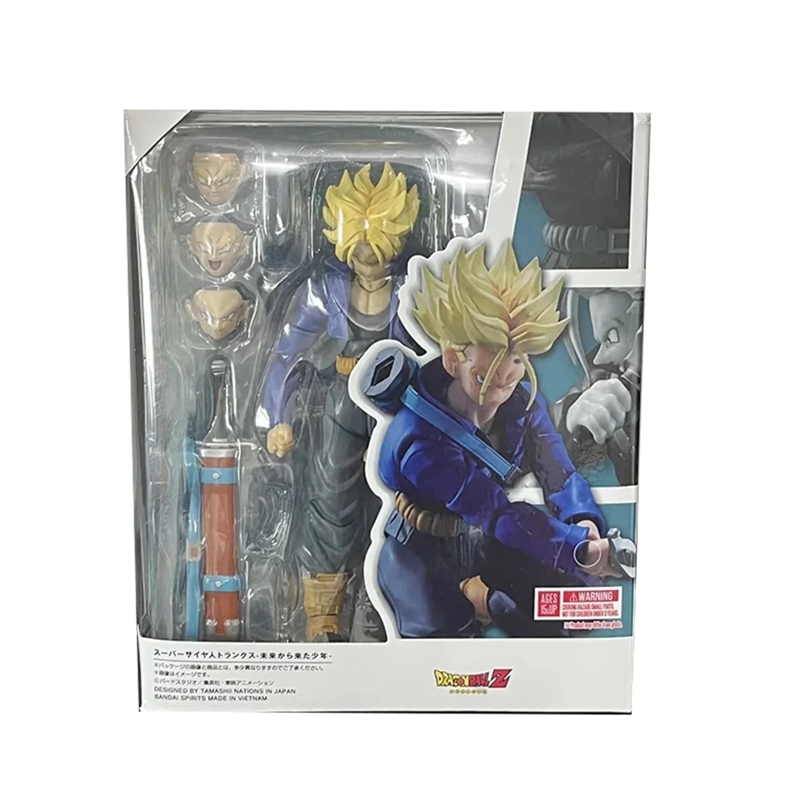 KEVCHE Super Saiyan Trunks Action Figure Dragon Ball Toys, Trunks ...