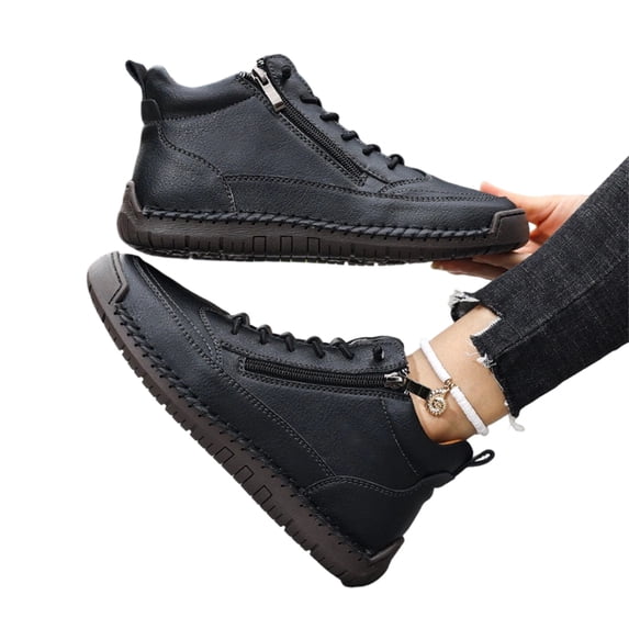 KEVCHE Womens Casual Shoes Wide Width Lace-Up Sneakers Lightweight ...