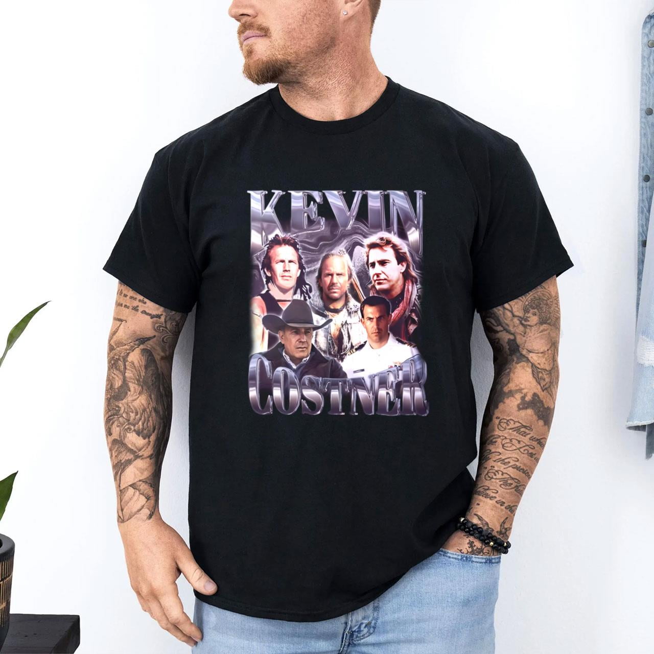 KEVIN COSTNER Vintage Shirt Kevin Costner Homage Retro Kevin Costner ...
