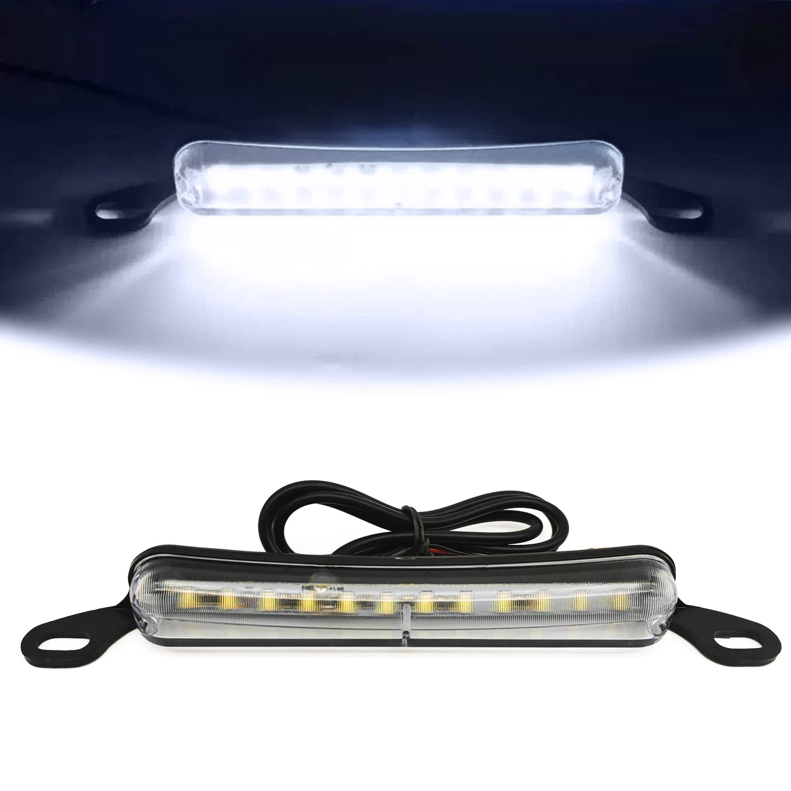 KEVWR Universal LED License Plate Light Running Lamp Reverse Lights ...