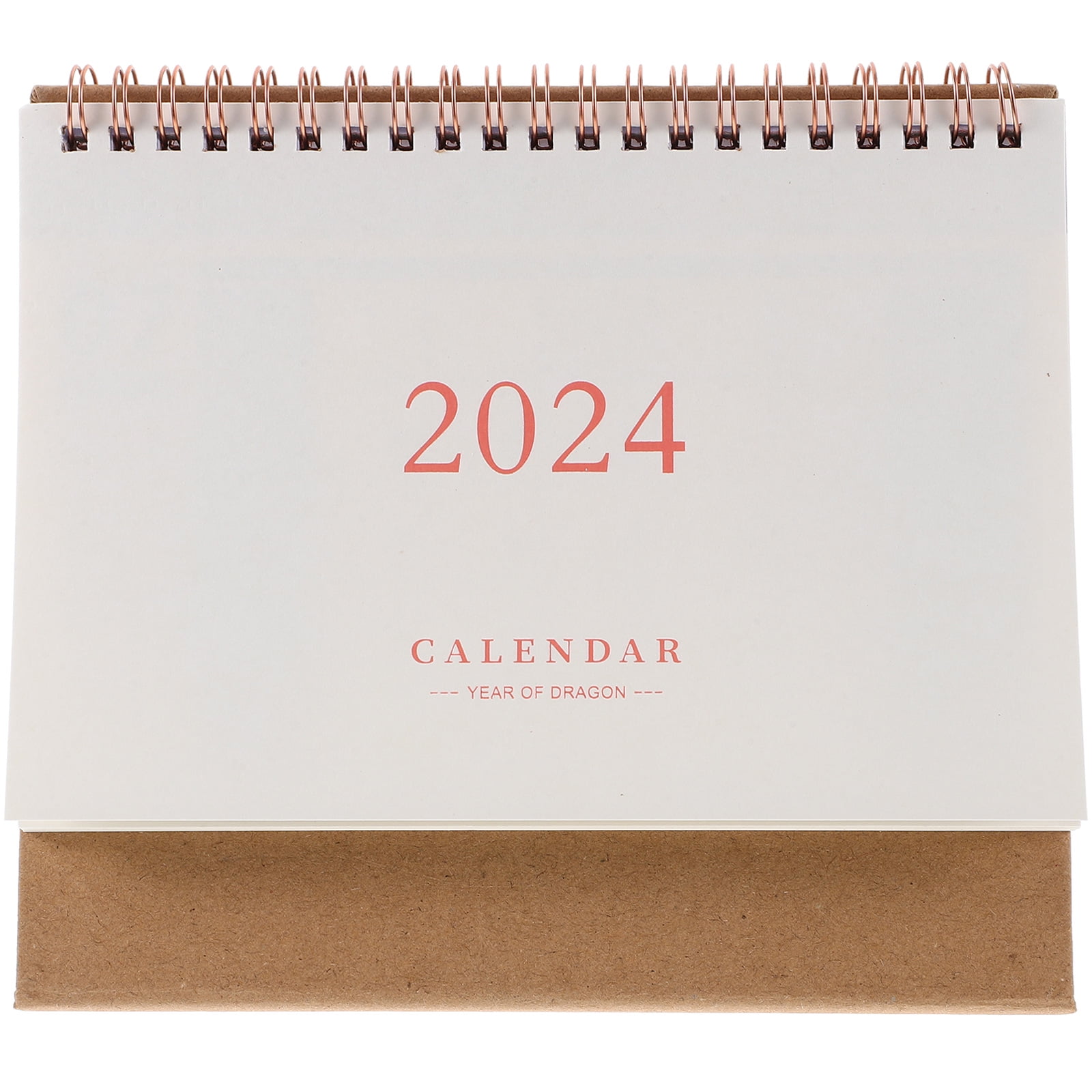 KAKOWELY Desk Calendar Pink 1Set 7.47X6.37X3.14in - Walmart.com